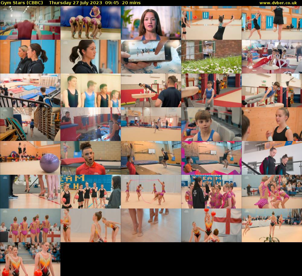 Gym Stars Cbbc 2023 07 27 0945