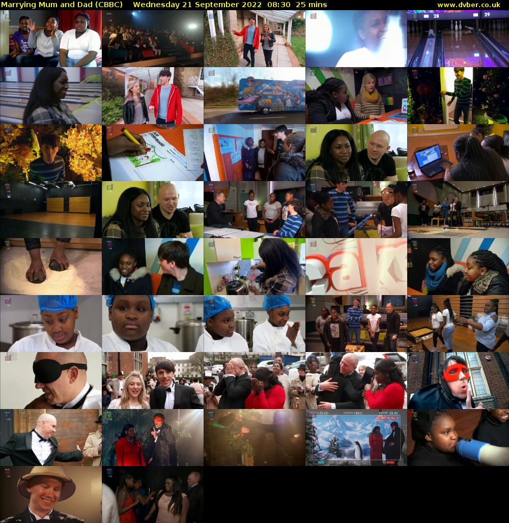 Marrying Mum And Dad Cbbc 2022 09 21 0830