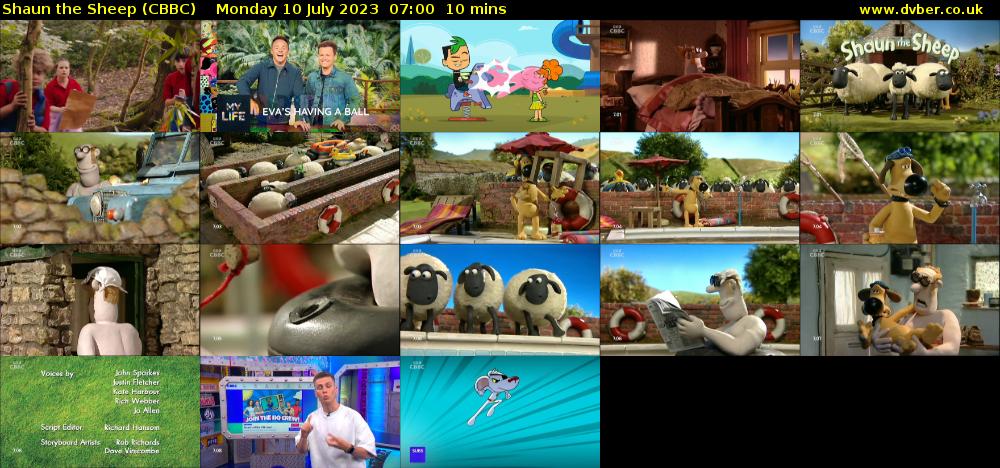 Shaun The Sheep Cbbc 2023 07 10 0700