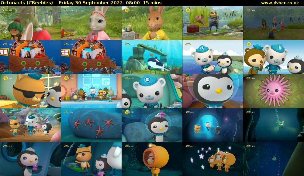 Octonauts Cbeebies 2022 09 30 0800