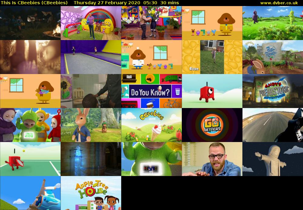 This Is CBeebies (CBeebies) - 2020-02-27-0530 This Is CBeebies (CBeebies) - 2020-02-27-0530