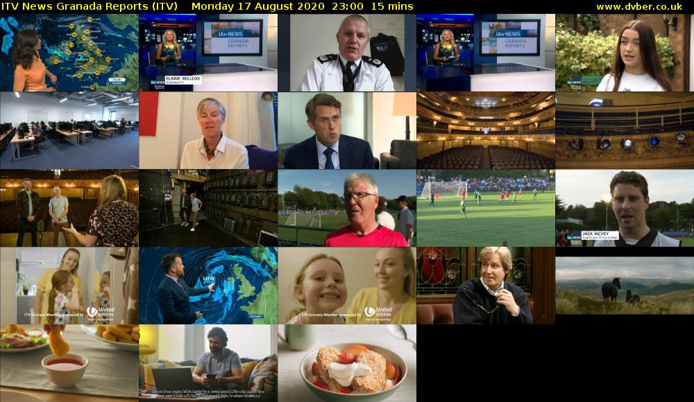 ITV News Granada Reports (ITV) - 2020-08-17-2300