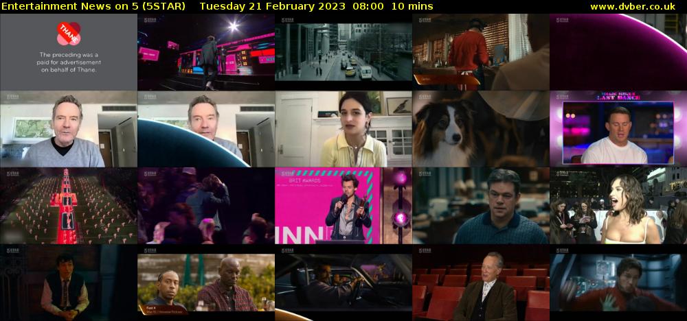 Entertainment News on 5 (5STAR) - 2023-02-21-0800