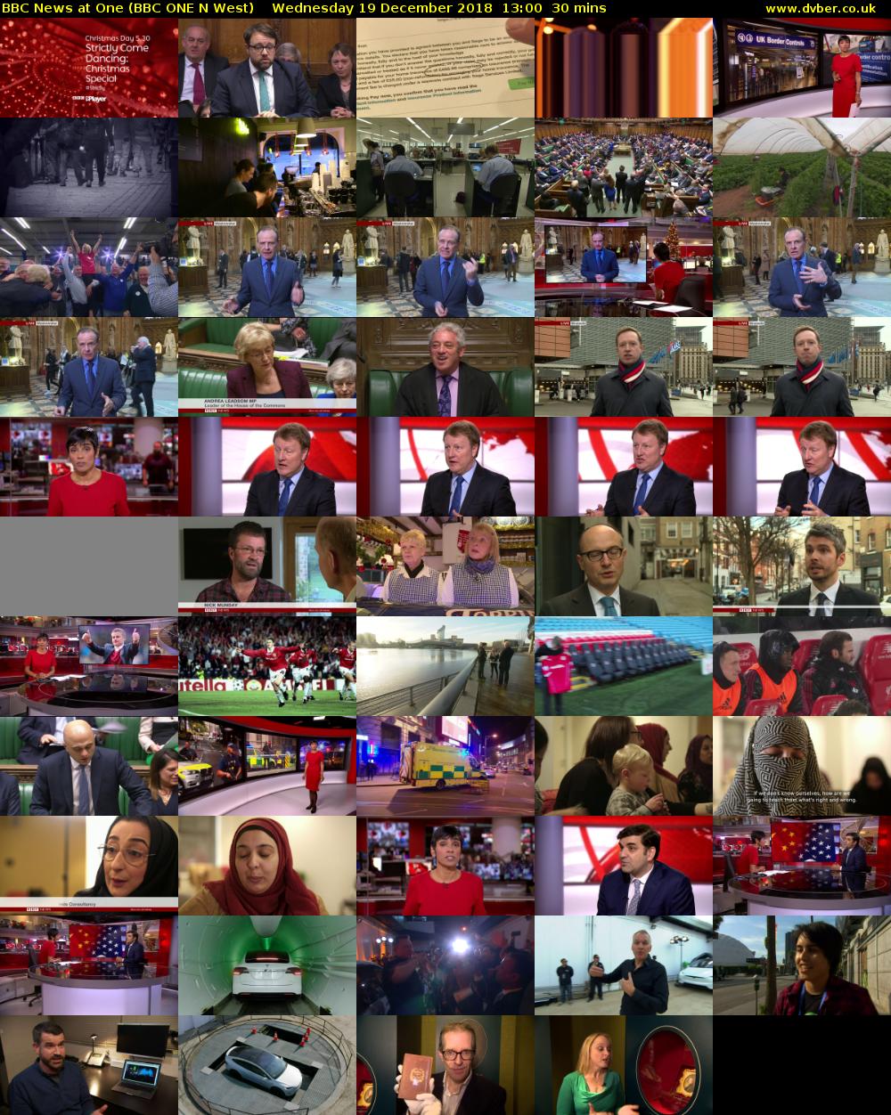 BBC News at One (BBC ONE) - 2018-12-19-1300