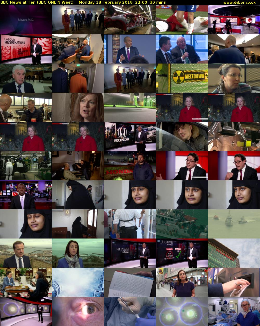 BBC News at Ten (BBC ONE) - 2019-02-18-2200