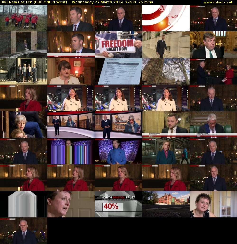 BBC News at Ten (BBC ONE) - 2019-03-27-2200