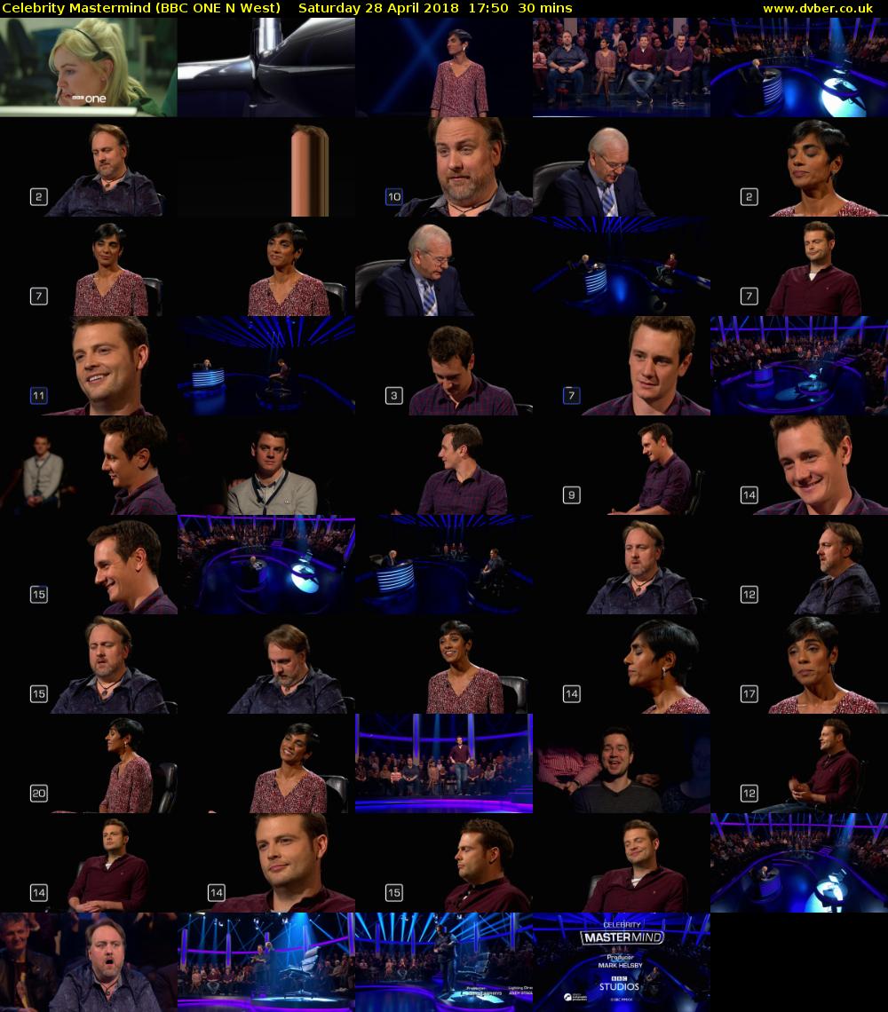 Celebrity Mastermind (BBC ONE) - 2018-04-28-1750