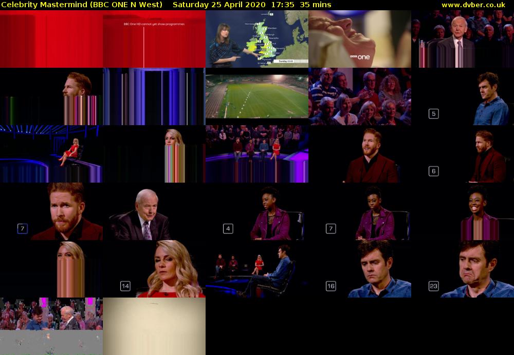 Celebrity Mastermind (BBC ONE) - 2020-04-25-1735
