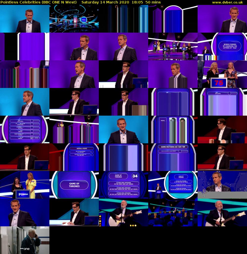 Pointless Celebrities (BBC ONE) - 2020-03-14-1805