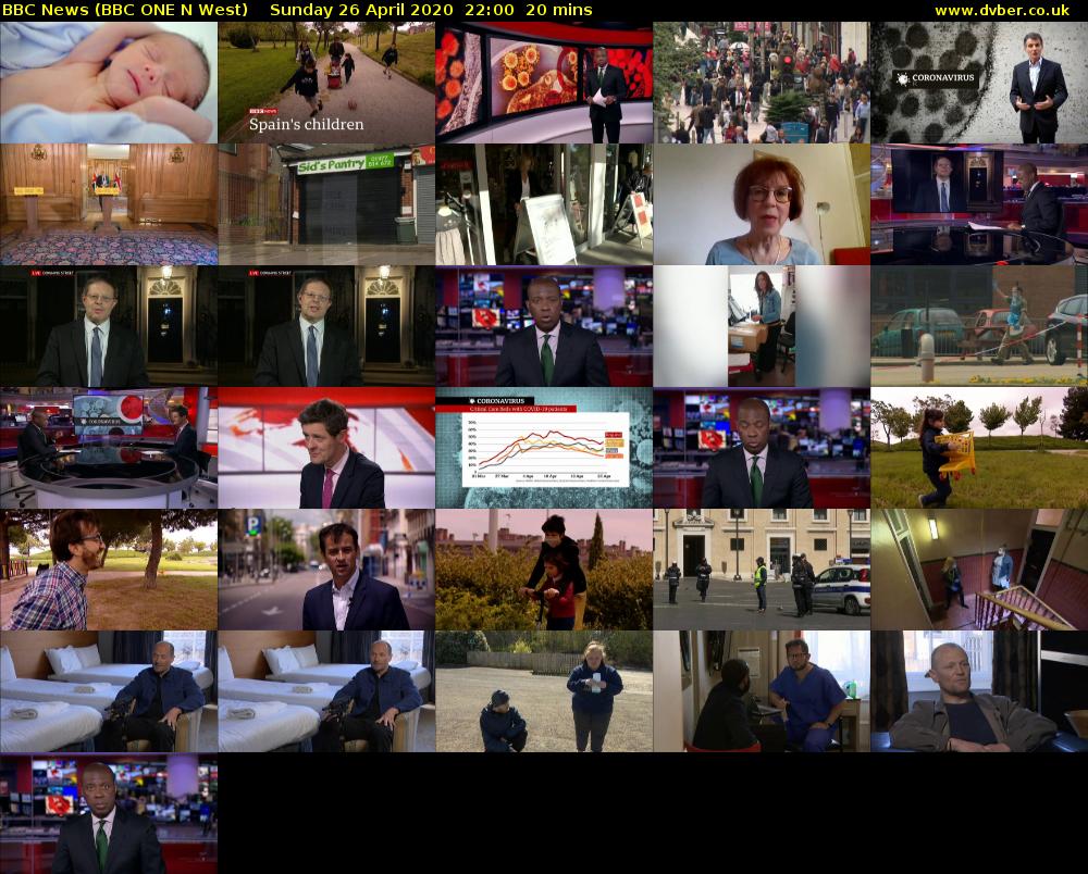 BBC News (BBC ONE) - 2020-04-26-2200