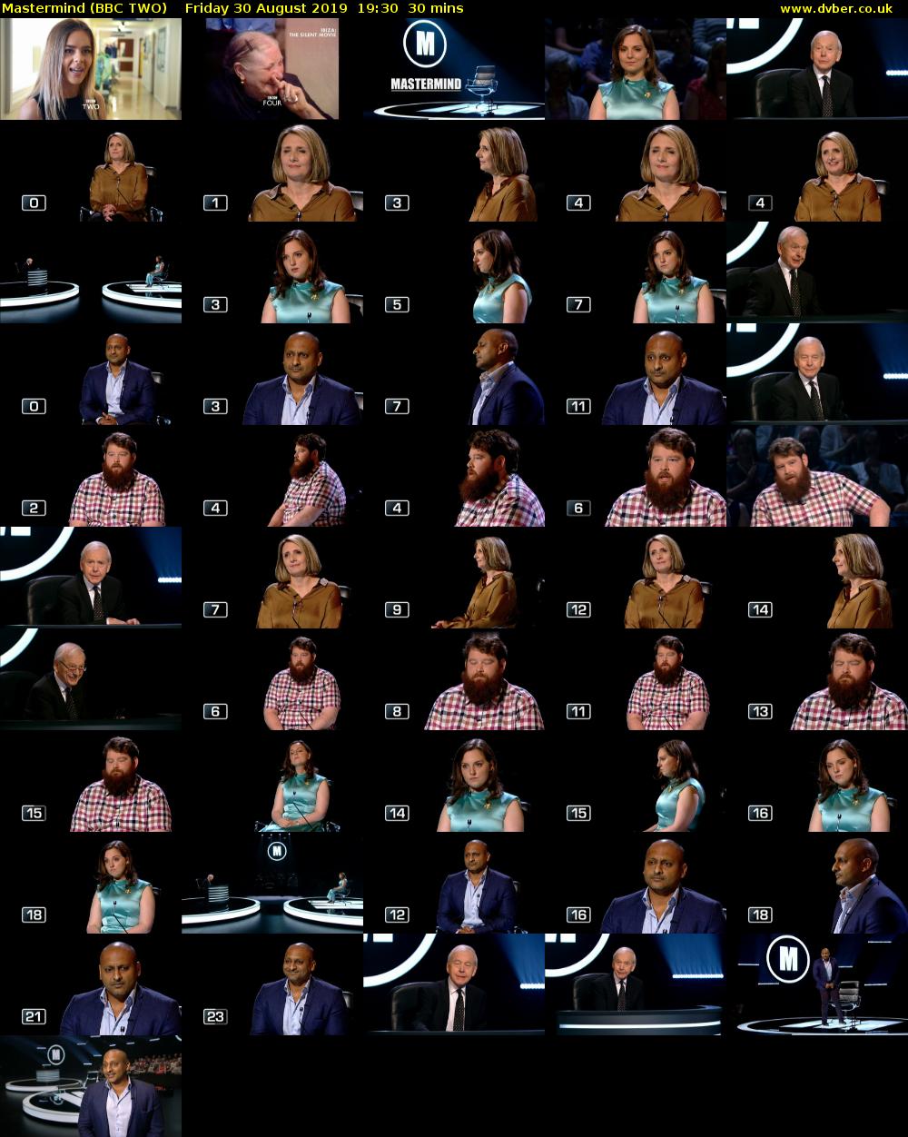 Mastermind (BBC TWO) - 2019-08-30-1930