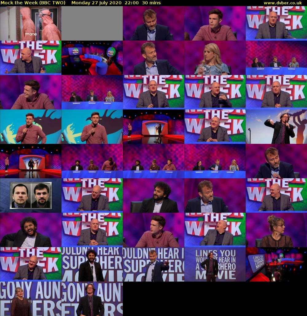 Mock the Week (BBC TWO) - 2020-07-27-2200