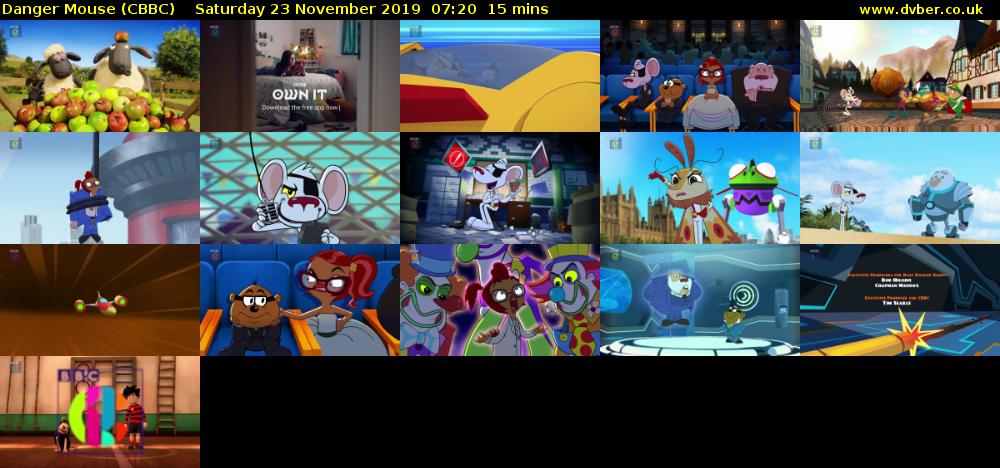 Danger Mouse (CBBC HD) - 2019-11-23-0720