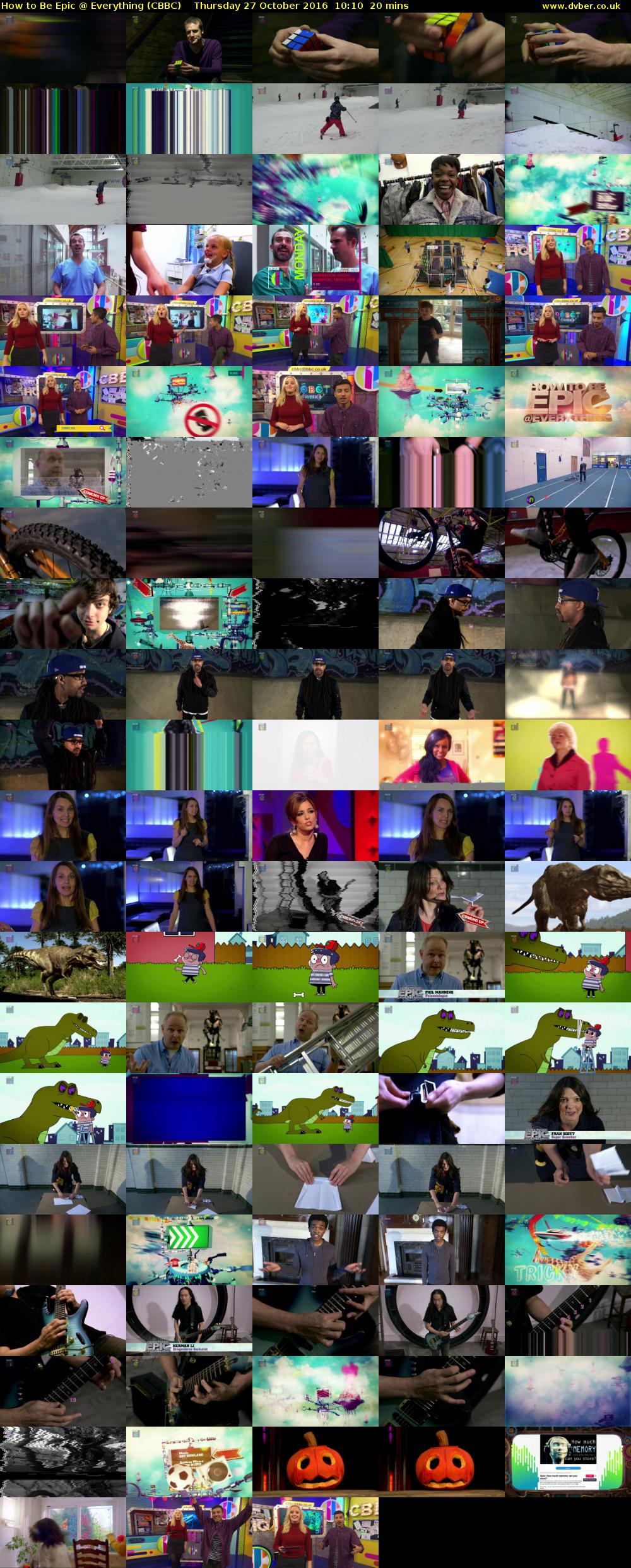 How to Be Epic @ Everything (CBBC HD) - 2016-10-27-1010