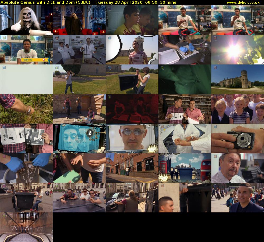 Absolute Genius with Dick and Dom (CBBC) - 2020-04-28-0950