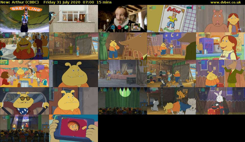Arthur (CBBC) - 2020-07-31-0700