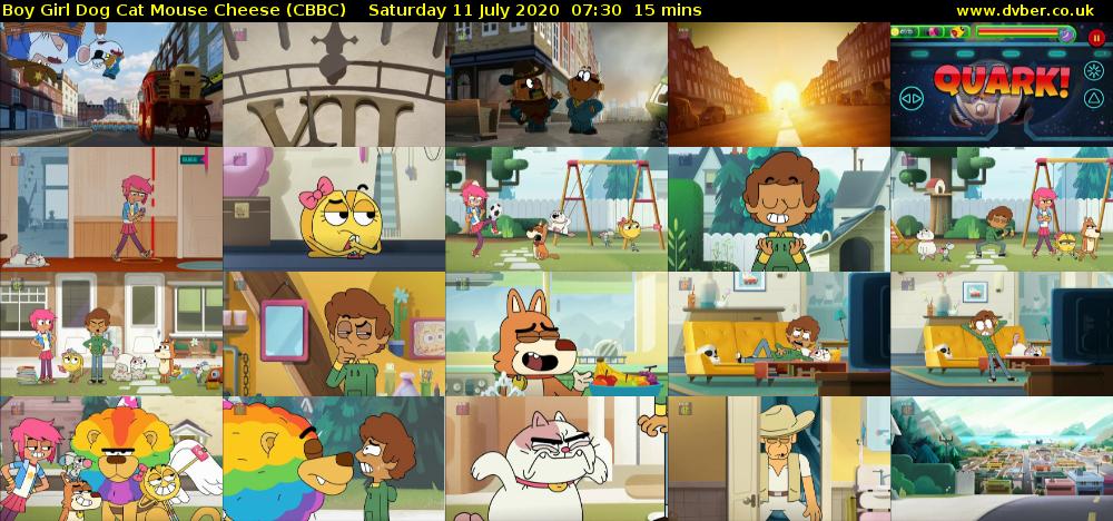 Boy Girl Dog Cat Mouse Cheese (CBBC) - 2020-07-11-0730