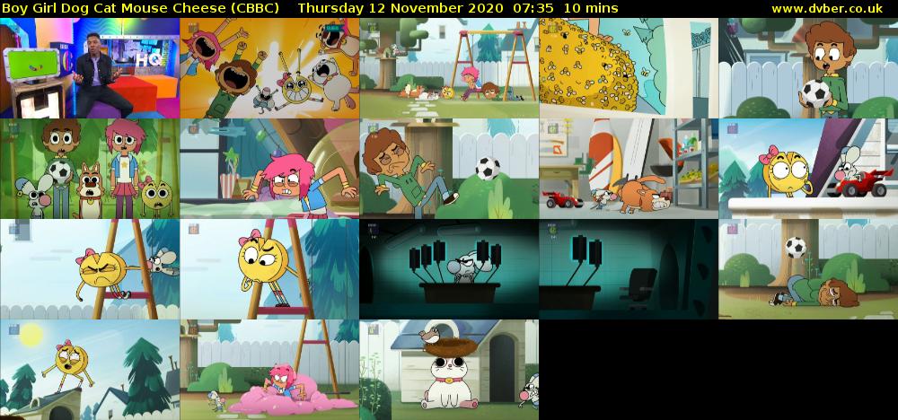 Boy Girl Dog Cat Mouse Cheese (CBBC) - 2020-11-12-0735