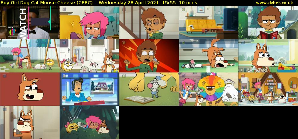 Boy Girl Dog Cat Mouse Cheese (CBBC) - 2021-04-28-1555