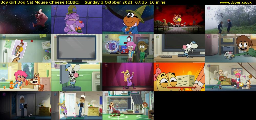 Boy Girl Dog Cat Mouse Cheese (CBBC) - 2021-10-03-0735