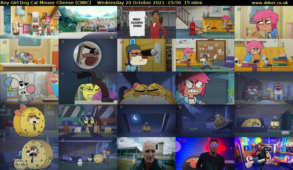 Boy Girl Dog Cat Mouse Cheese (CBBC) - 2021-10-20-1550