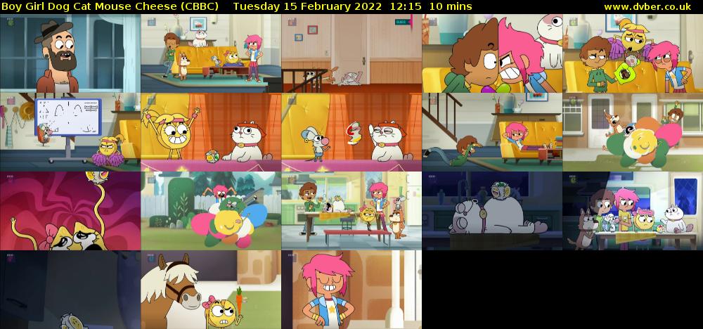 Boy Girl Dog Cat Mouse Cheese (CBBC) - 2022-02-15-1215