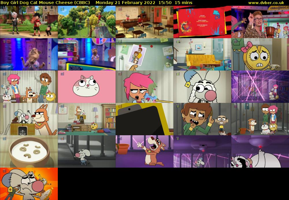 Boy Girl Dog Cat Mouse Cheese (CBBC) - 2022-02-21-1550
