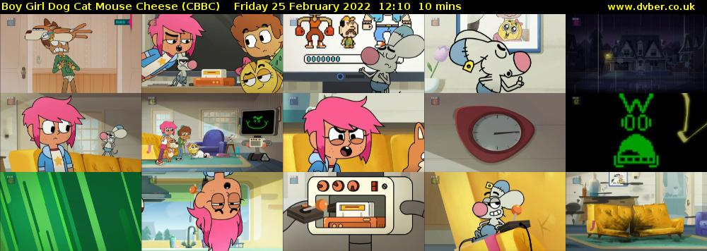 Boy Girl Dog Cat Mouse Cheese (CBBC) - 2022-02-25-1210