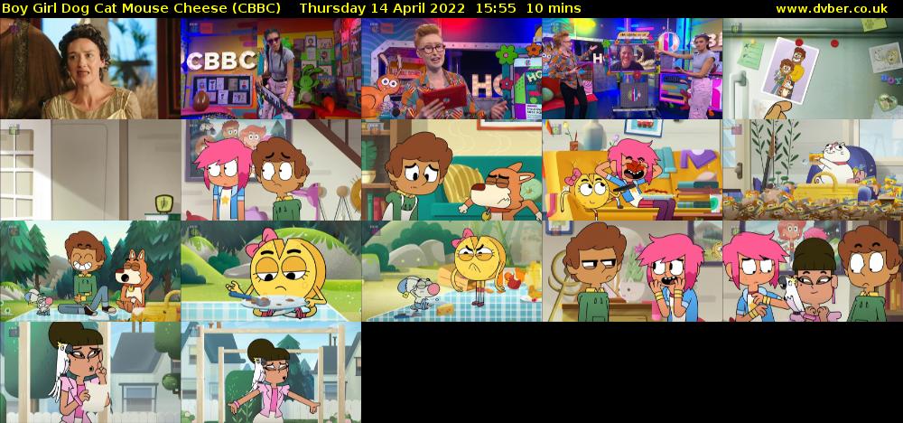 Boy Girl Dog Cat Mouse Cheese (CBBC) - 2022-04-14-1555