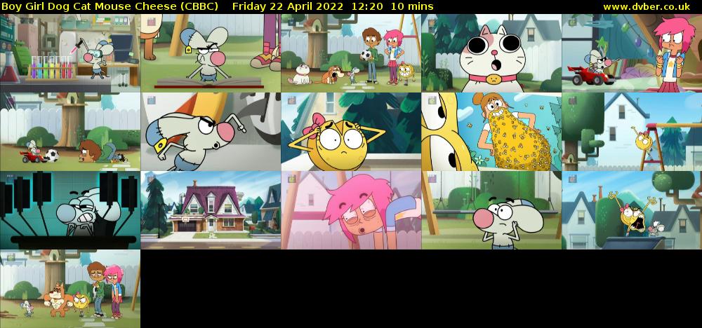 Boy Girl Dog Cat Mouse Cheese (CBBC) - 2022-04-22-1220