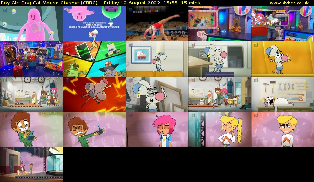 Boy Girl Dog Cat Mouse Cheese (CBBC) - 2022-08-12-1555