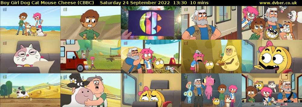 Boy Girl Dog Cat Mouse Cheese (CBBC) - 2022-09-24-1330