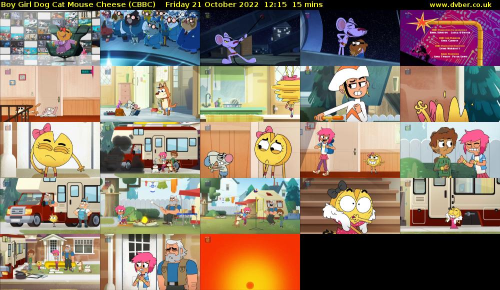 Boy Girl Dog Cat Mouse Cheese (CBBC) - 2022-10-21-1215