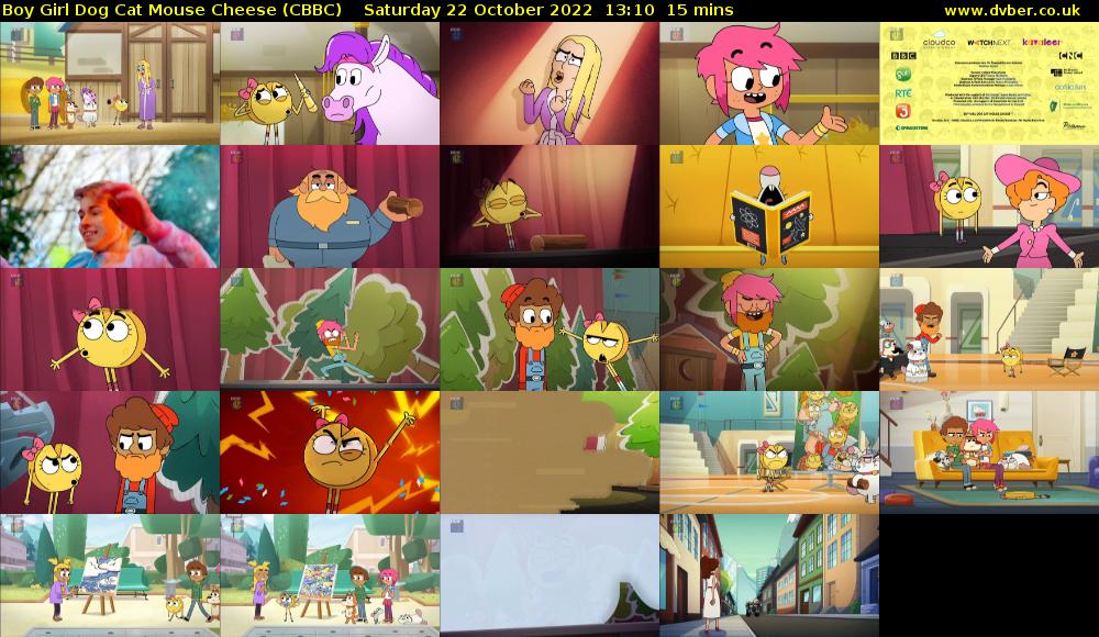 Boy Girl Dog Cat Mouse Cheese (CBBC) - 2022-10-22-1310