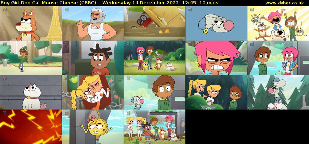 Boy Girl Dog Cat Mouse Cheese (CBBC) - 2022-12-14-1245