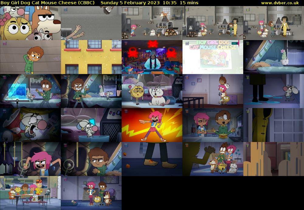 Boy Girl Dog Cat Mouse Cheese (CBBC) - 2023-02-05-1035