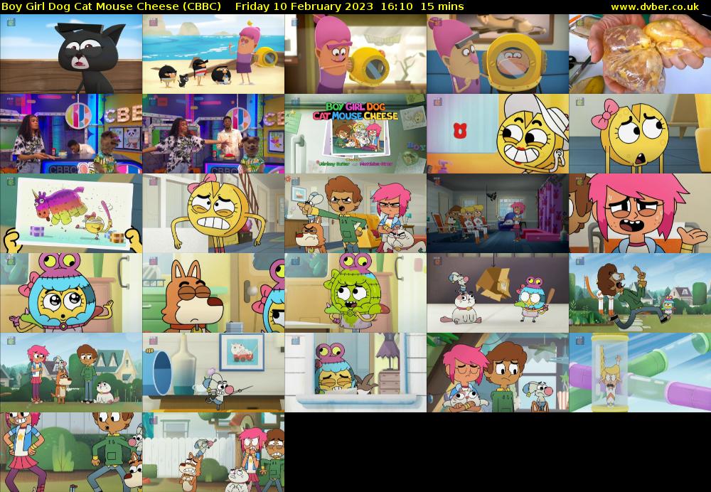 Boy Girl Dog Cat Mouse Cheese (CBBC) - 2023-02-10-1610