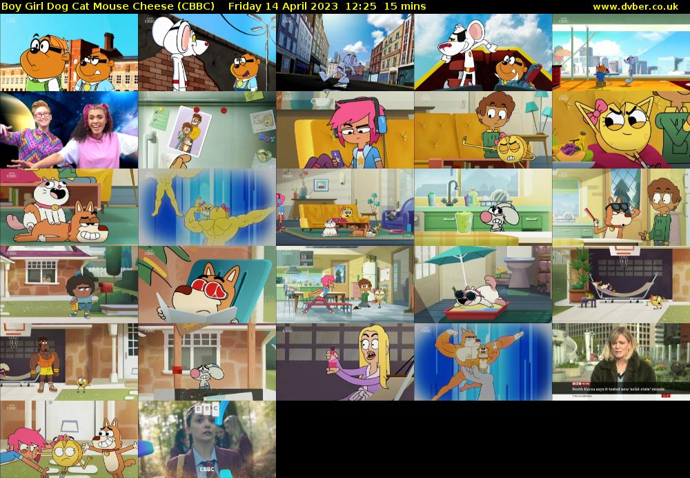 Boy Girl Dog Cat Mouse Cheese (CBBC) - 2023-04-14-1225