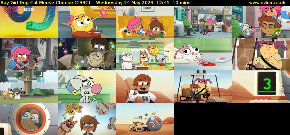 Boy Girl Dog Cat Mouse Cheese (CBBC) - 2023-05-24-1245