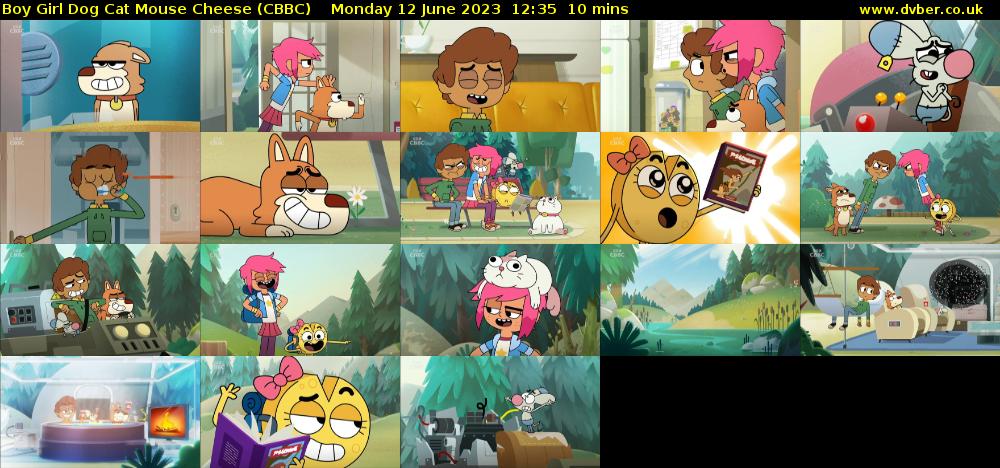 Boy Girl Dog Cat Mouse Cheese (CBBC) - 2023-06-12-1235