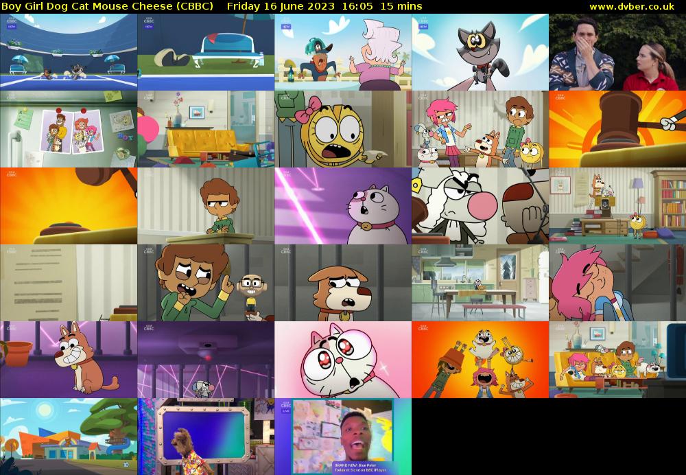 Boy Girl Dog Cat Mouse Cheese (CBBC) - 2023-06-16-1605