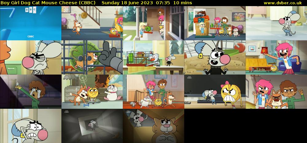 Boy Girl Dog Cat Mouse Cheese (CBBC) - 2023-06-18-0735