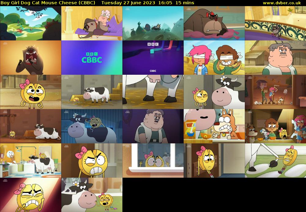 Boy Girl Dog Cat Mouse Cheese (CBBC) - 2023-06-27-1605