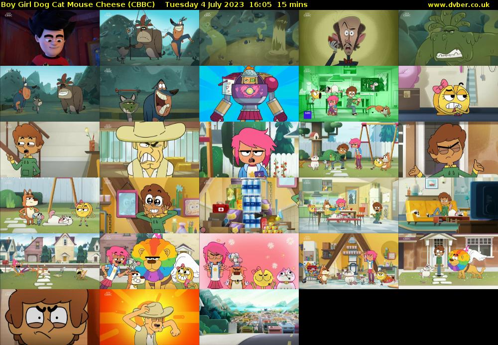 Boy Girl Dog Cat Mouse Cheese (CBBC) - 2023-07-04-1605