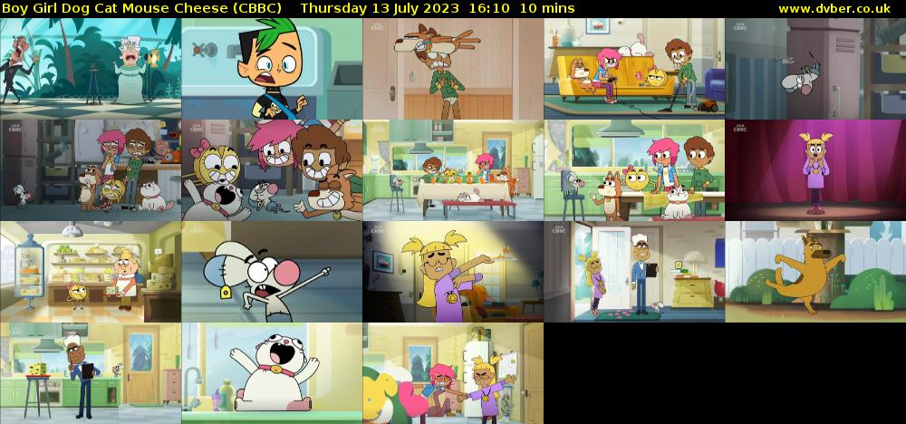 Boy Girl Dog Cat Mouse Cheese (CBBC) - 2023-07-13-1610