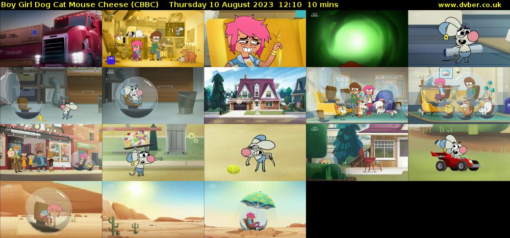 Boy Girl Dog Cat Mouse Cheese (CBBC) - 2023-08-10-1210