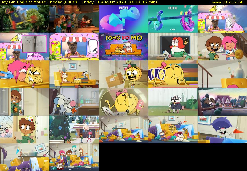 Boy Girl Dog Cat Mouse Cheese (CBBC) - 2023-08-11-0730