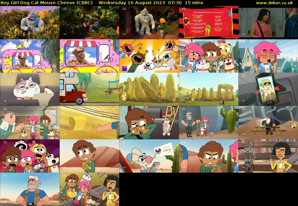 Boy Girl Dog Cat Mouse Cheese (CBBC) - 2023-08-16-0730
