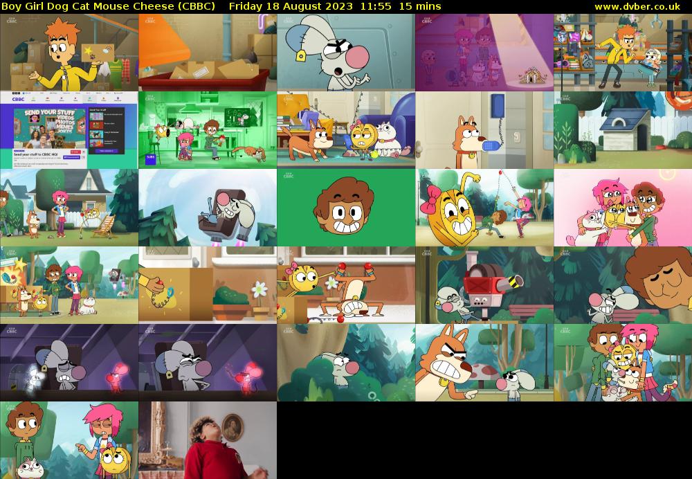 Boy Girl Dog Cat Mouse Cheese (CBBC) - 2023-08-18-1155