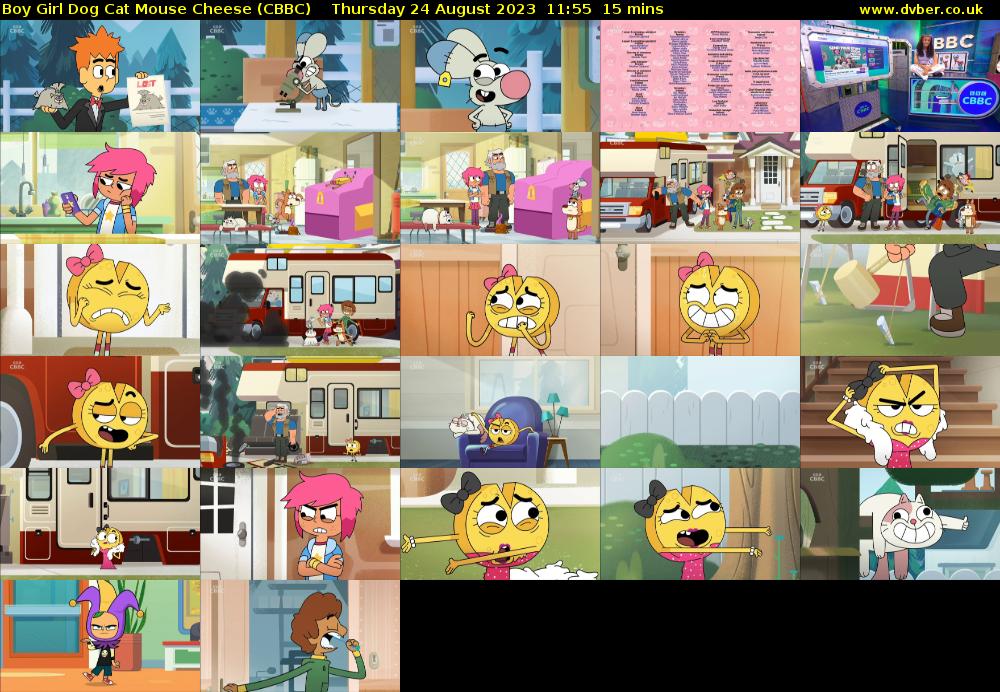 Boy Girl Dog Cat Mouse Cheese (CBBC) - 2023-08-24-1155